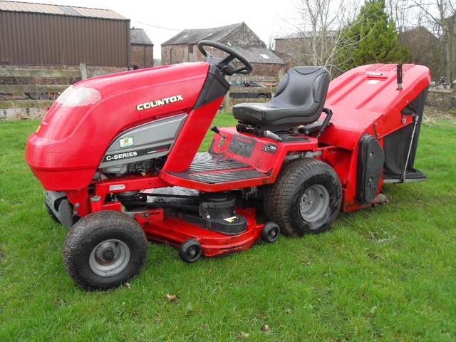 COUNTAX C300H RIDE on Mower Electric 36" Cutting deck & Sweeper Lift ...