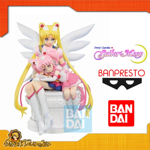 BANDAI SAILOR MOON Eternal Statue PVC De Et Chibi Chibiusa Ichibansho ...