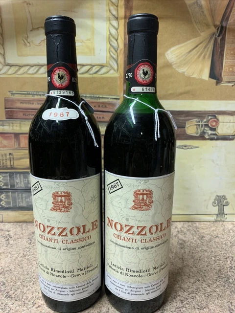 1X VINO NOZZOLE Chianti Classico 1967 12,5% 72cl EUR 12,00 - PicClick IT