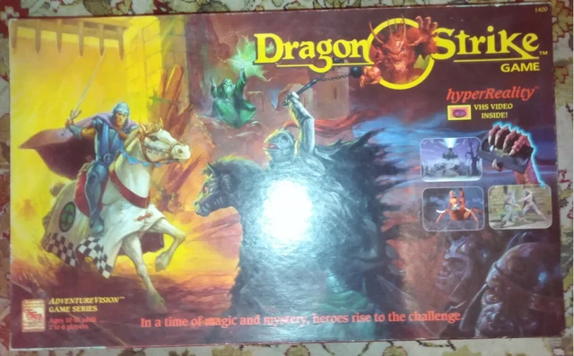 DRAGON STRIKE DUNGEONS And Dragons Vhs Video Board Game Tsr Heroquest ...