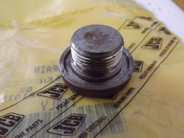 GENUINE JCB ENGINE Sump Oil Drain Plug P/N 320/04013 £5.00 - PicClick UK