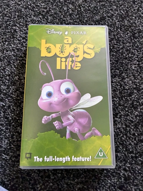 A BUG'S LIFE VHS Tape Disney Pixar 1998 Film £5.92 - PicClick UK