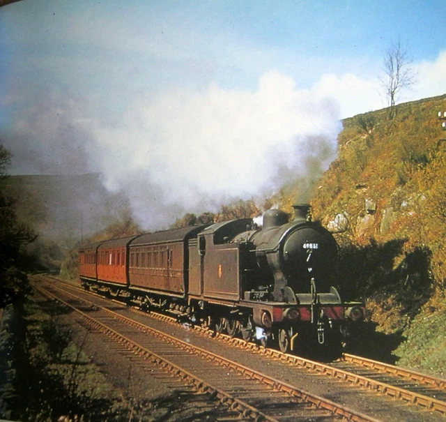 MAGNIFICENT MOUNTED RAILWAY Print Lner A8 Whitby Malton Train Nr ...
