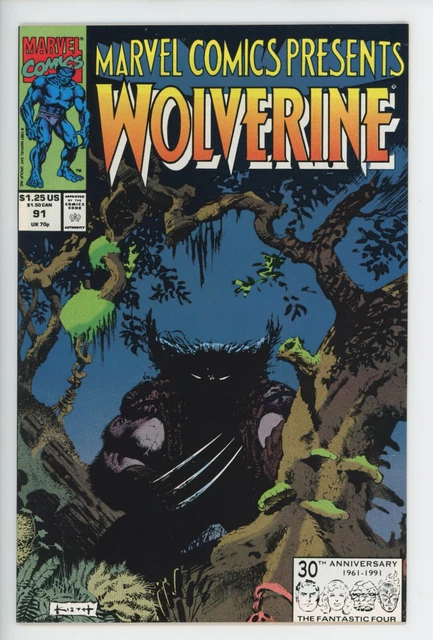 MARVEL COMICS PRESENTS #91 Marvel 1991 Wolverine Ghost Rider Sam Kieth ...