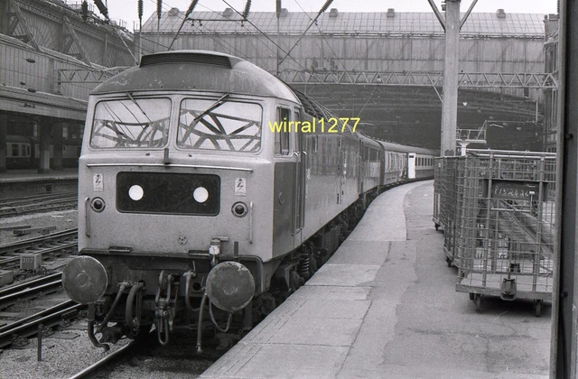 ORIGINAL RAILWAY PHOTOGRAPHIC negative Class 47 47491 at Glasgow ...