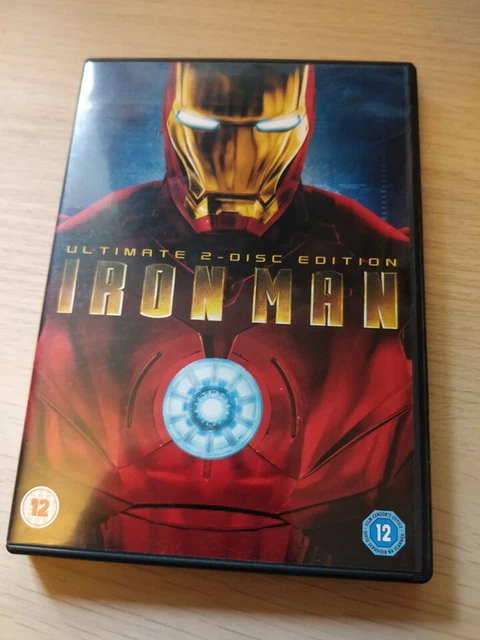 IRON MAN (DVD, 2008); 2 Disc DVD; Region 2; Loads of bonus features ...