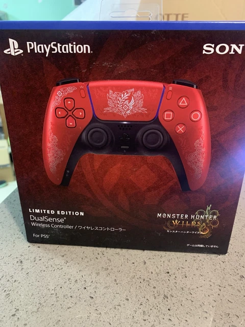 MONSTER HUNTER WILDS DUALSENSE PS5 CONTROLLER Limited Edition UK Stock ...