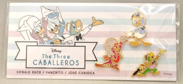 DISNEY STORE JAPAN Pin Badge Three Caballeros Donald Jose Panchito ...
