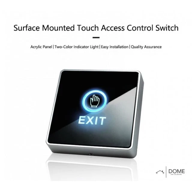 IDOME ACCESS CONTROL Door Switch Exit Push Release Button Contactless ...