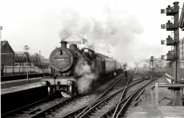 RAIL PHOTO LMS 440 2p Heaton Norris station Cheshire Stockport ...