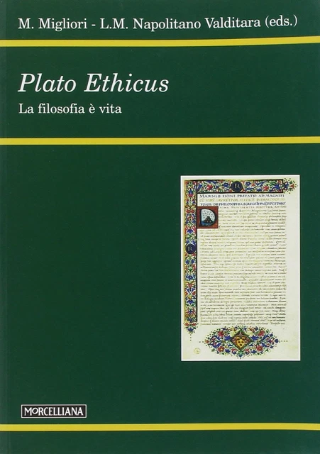 7081565 PLATO ETHICUS. la filosofia e' vita EUR 22,99 - PicClick FR