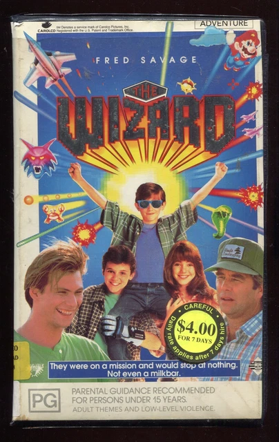 THE WIZARD (1989) VHS Applause Home Video - Ex-Rental Fred Savage Big ...