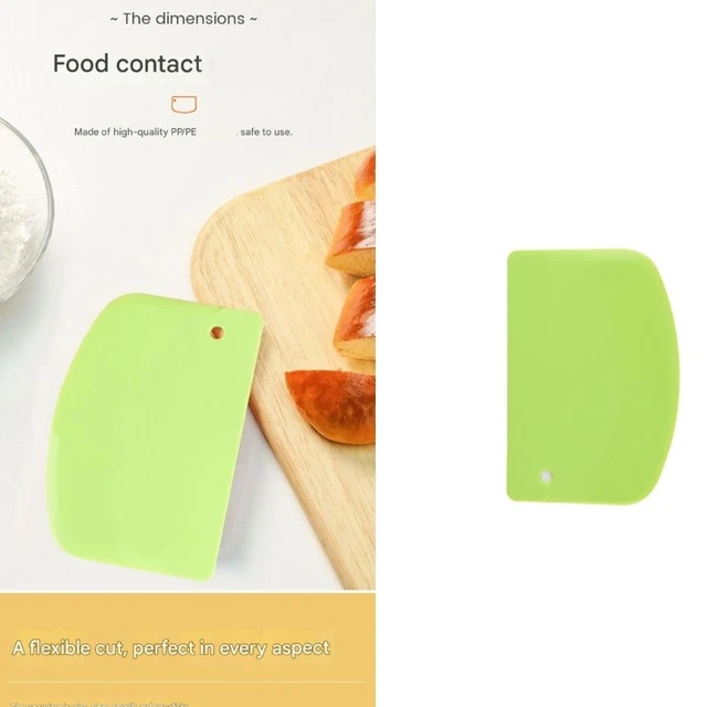 CREAM SCRAPERBOARD DIY Pastry Cutter Gummy Dough Scraperboard Butter ...