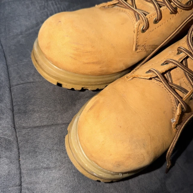 TIMBERLAND PRO MEN Size 10.5M Brown Tan Black Leather Lace Up Ankle ...