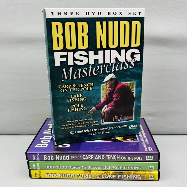 BOB NUDD FISHING Masterclass 3 DVD Box Set Carp Tench Lake Pole £5.45 ...