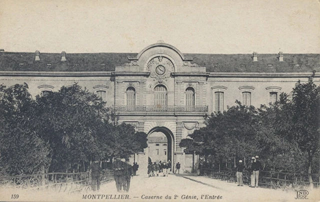 34 - CPA Montpellier (Hérault) Caserne du 2° Génie / Superbe EUR 0,70 - PicClick FR