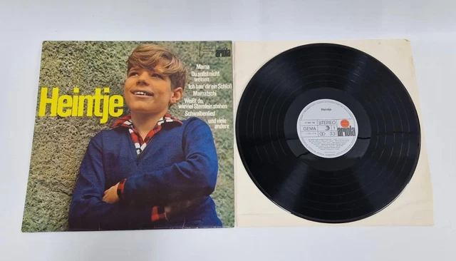 HEINTJE VINYL RECORD Album 12" Ariola Records Germany Stereo 77541 1U ...