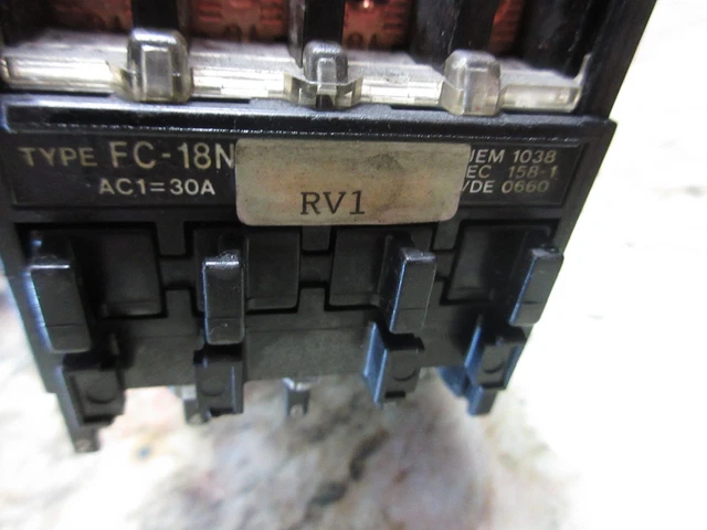 MATSUSHITA CONTACTOR FC-18NZ 4A0B Bmf61809 Ac 100V Cnc Fc-18N Lot Of 3 ...
