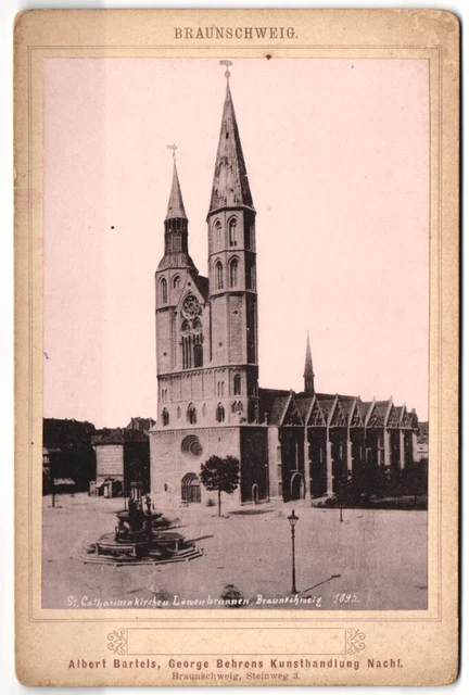FOTOGRAFIA ALBERT BARTELS, Braunschweig, vista Braunschweig, St. Catharinenki EUR 17,00 ...