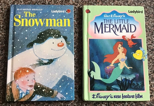 2 X LADYBIRD Books-1st Editions-The Snowman & Disney’s The Little ...