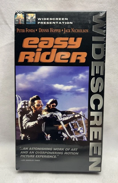 EASY RIDER - Widescreen VHS (1969) Peter Fonda Dennis Hopper Jack ...