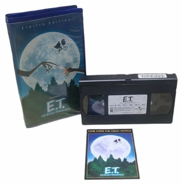 E.T. THE EXTRA-TERRESTRIAL (VHS 2002 20th Anniversary Limited Edition ...