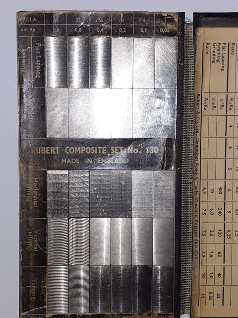 RUBERT NO130 surface finish comparison bar turning sample milling ...