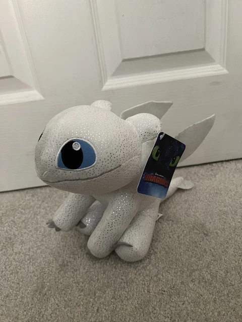 DREAMWORKS HOW TO Train Your Dragon Light Fury 8” Plush Toy - New *READ ...