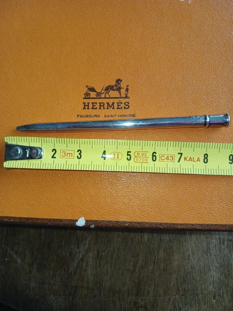 PORTE-MINE STYLO HERMES en ARGENT massif ancien vers 1930 silver pen ...