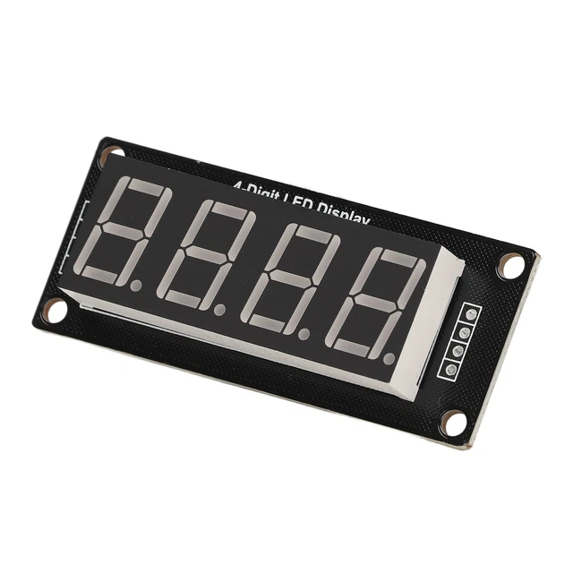 DIGITAL TUBE DISPLAY Module LED 4Digit 7 Segment 0.56in TM1637 Drive ... DIGITAL TUBE DISPLAY Module LED 4Digit 7 Segment 0.56in TM1637 Drive ...