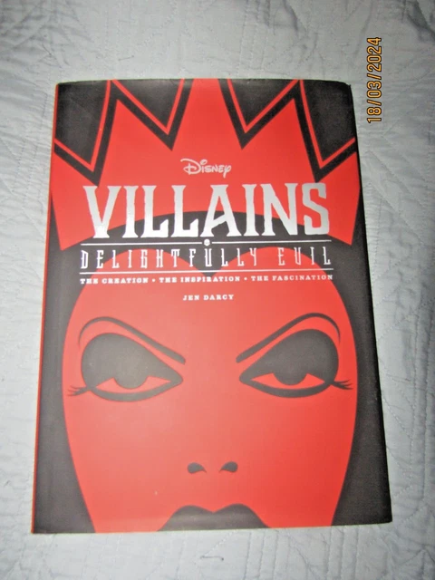 DISNEY VILLAINS DELIGHTFULLY Evil Creation Art Guide Book Jen Darcy ...