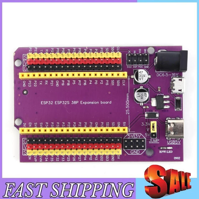 Esp32 Development Board Nodemcu 32s Lua Type Cmicro Module Gpio Expansion Board £518 Picclick Uk
