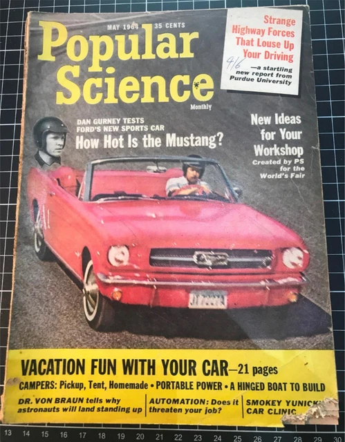 POPULAR SCIENCE MAGAZINE, 1964 Series Vintage $14.99 - PicClick AU