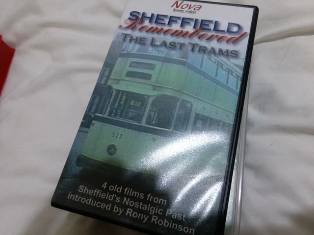 SHEFFIELD REMEMBERED THE last trams - VHS VIDEO TAPE *1134 £10.00 ...