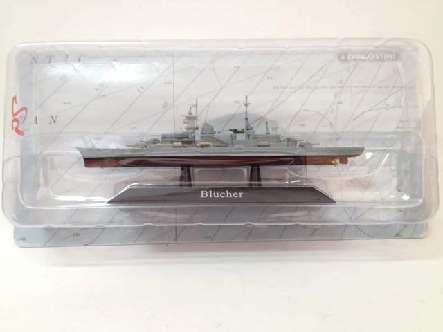 BLÜCHER BATTLESHIP WAR ship 1:1250 USA Atlas Editions *23 $43.98 ...