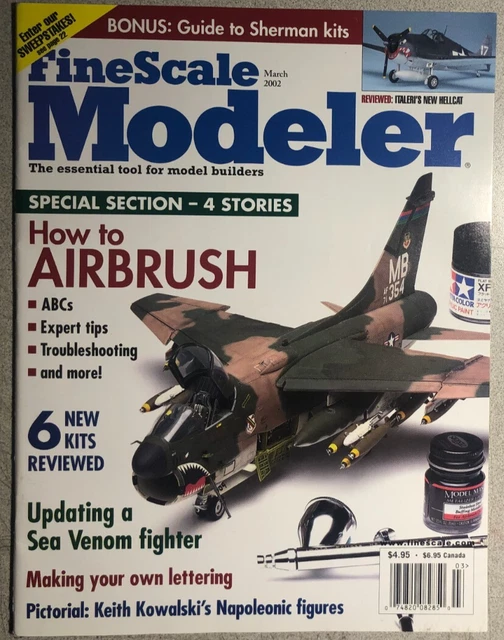 FINESCALE MODELER MAGAZINE March 2002 military modeling £11.05 ...