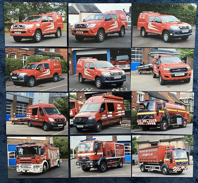SHROPSHIRE FIRE & Rescue Service Fire Appliance Photos £16.13 - PicClick UK