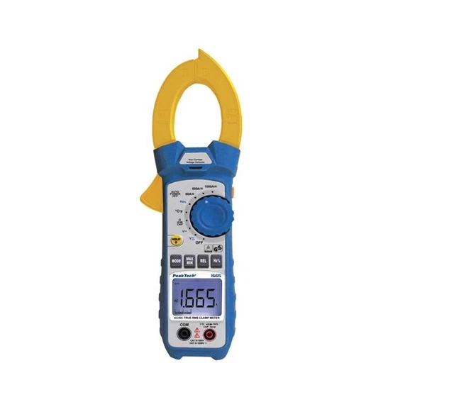 P1665 NUMÉRIQUE SERRAGE Mètre,3 5/6-digit, 1000 AC / Dc Avec Vrai RMS ...