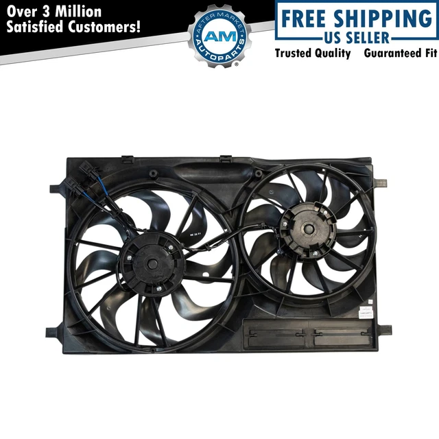 ENGINE RADIATOR DUAL Cooling Fan Assembly for Ford Transit T150 T250 ...