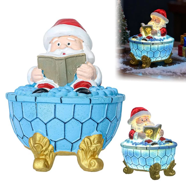 CHRISTMAS LIGHTS, SANTA Claus Bubble Bath Lamp,Festive Christmas Decor ...