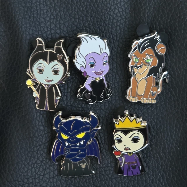 DISNEY PIN 2024 World Hidden Mickey Wdw Villains Series 5 Pins Scar ...