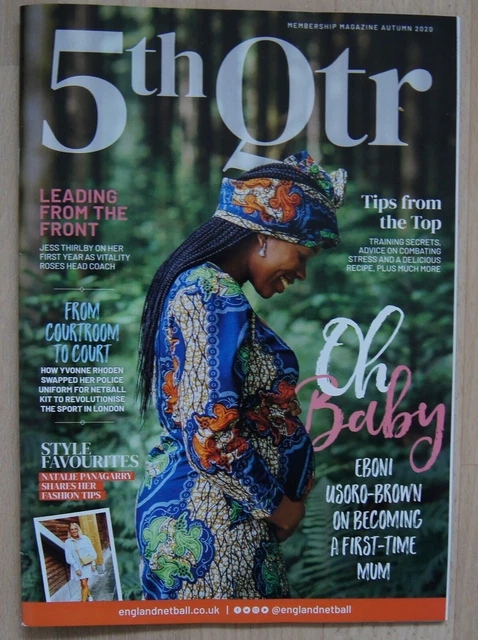 ENGLAND NETBALL MAGAZINE 5Th Quarter Autumn 2020 £1.50 - PicClick UK