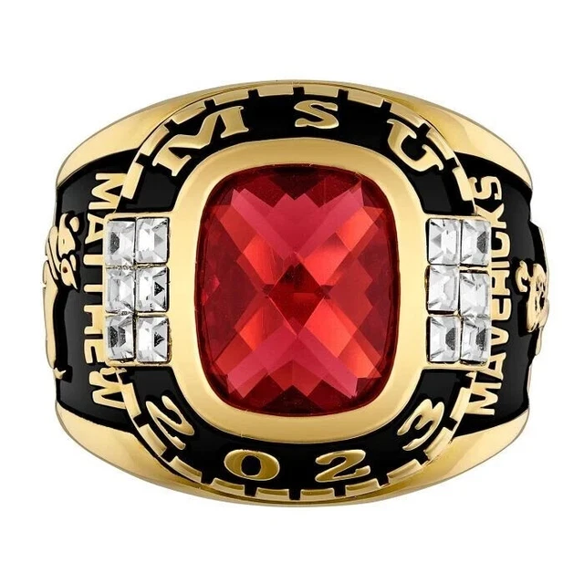 ORDER NOW FOR 2025 Or 2026 Graduation Men's Cushion Birthstone Custom ...