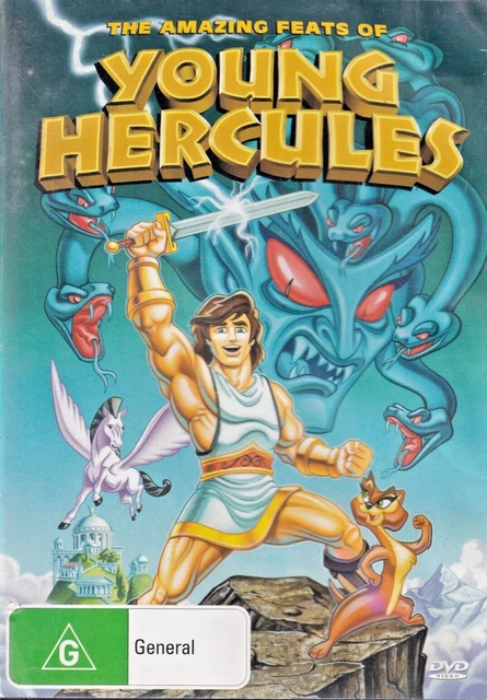 YOUNG HERCULES DVD The Amazing Young Feats Of - Animated Cartoon $14.95 ...