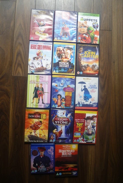DISNEY CLASSICS CHILDREN'S & Family DVD Bundle X 14 - 2 are New ...
