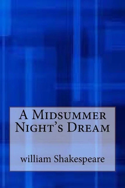 A MIDSUMMER NIGHT'S Dream by William Shakespeare (English) Paperback ...