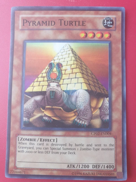 CARTE YUGIOH PYRAMID turtle cp02-en004 tortue pyramide anglaise Nm ...