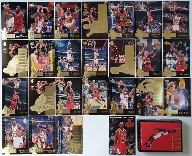 1996 UPPER DECK Michael Jordan Collection CARD SET (Complete 24 Cards ...
