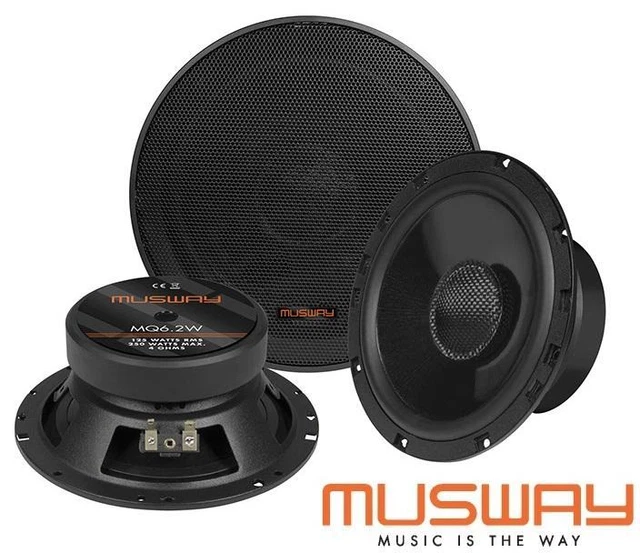 &MERCE DI SECONDA scelta MUSWAY MQ6.2W Woofer Kickbass Midrange Altoparlante 16,5 cm 6,5"" EUR ...