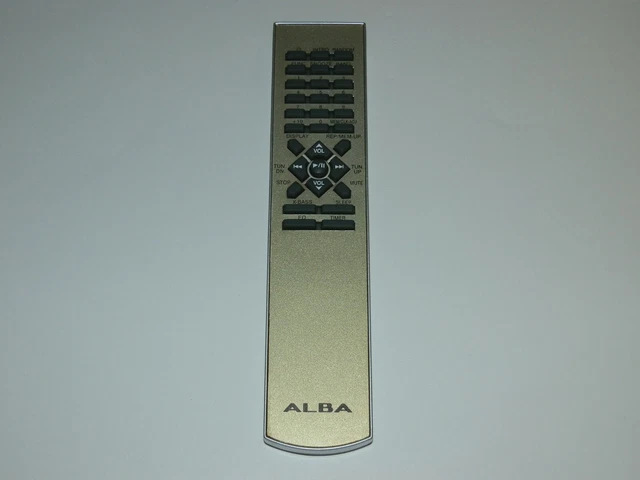 ALBA STEREO MUSIC System CD HiFi Remote Control Genuine Original ...